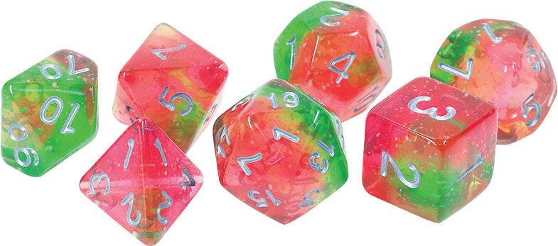 RPG Dice Set (7) Lotus – Mayhem's Bookstore & Board Game Cafe